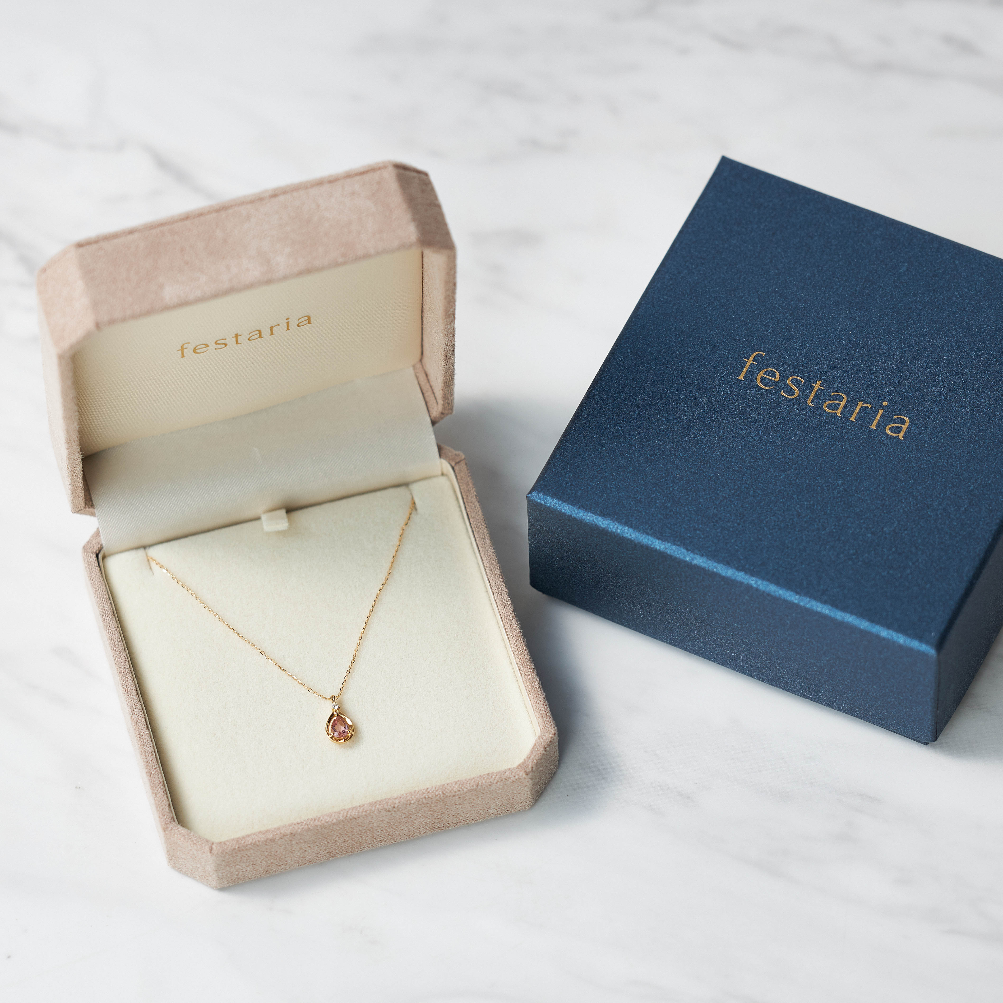K18イエローゴールド ピンクトルマリン・ダイヤモンド ペンダント | festaria（フェスタリア）のプレゼント・ギフト通販 | TANP（タンプ）