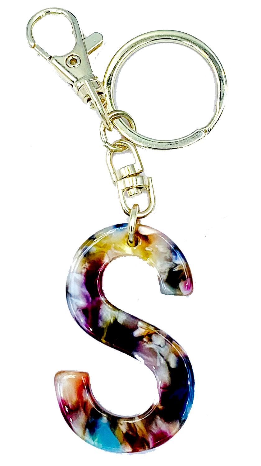 アセチ イニシャルキーリング | CARRY CHARM(キャリーチャーム)のプレゼント・ギフト通販 | TANP（タンプ）