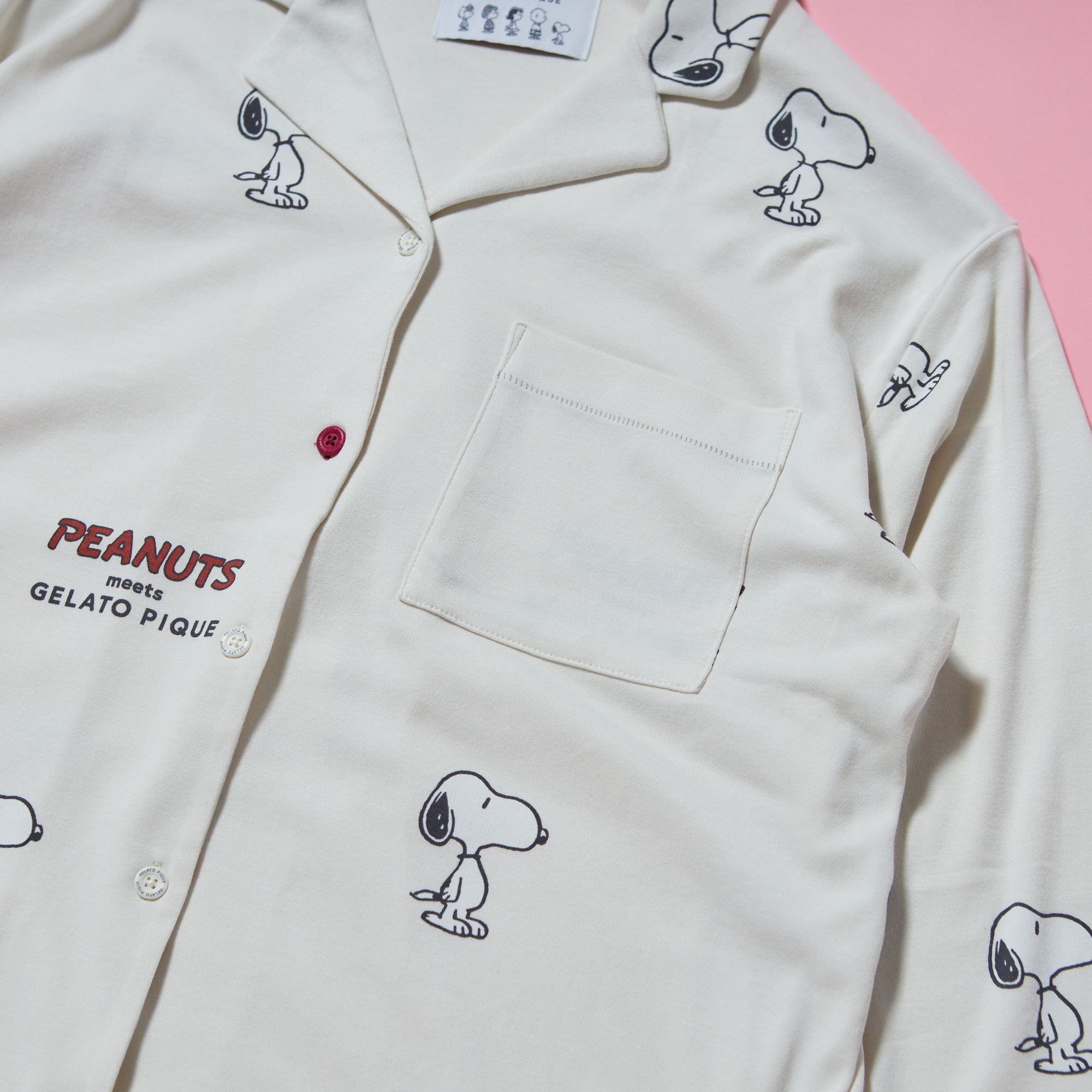 【WOMEN】【SNOOPY】SNOOPY柄 シャツ＆ロングパンツセット | gelato pique（ジェラートピケ）のプレゼント・ギフト通販 | TANP（タンプ）