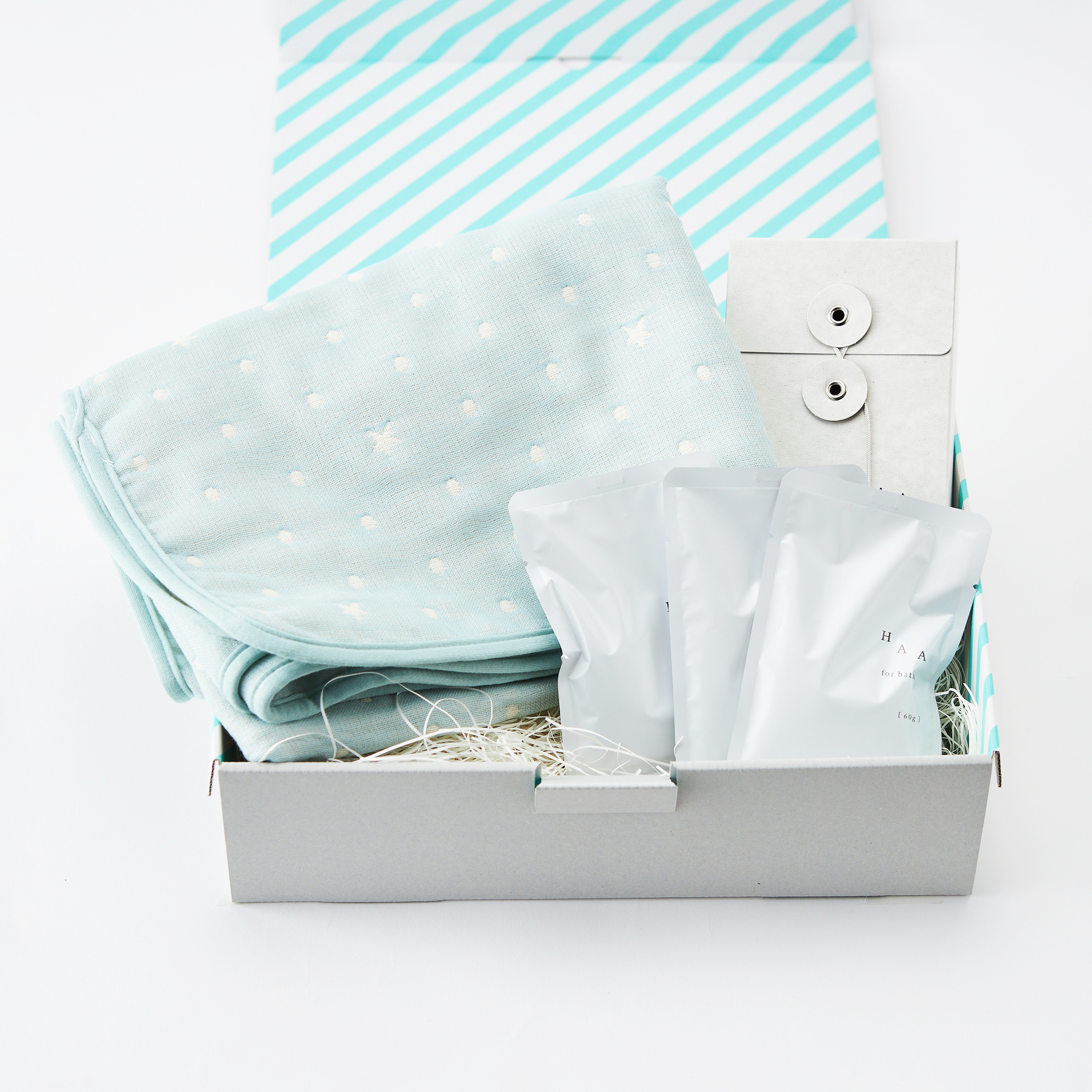 【ボックス付き】フード付きバスタオル・入浴剤セット | Angerolux（アンジェロラックス） HAA（ハー） TANP BABY（タンプベイビー）のプレゼント・ギフト通販 | TANP（タンプ）
