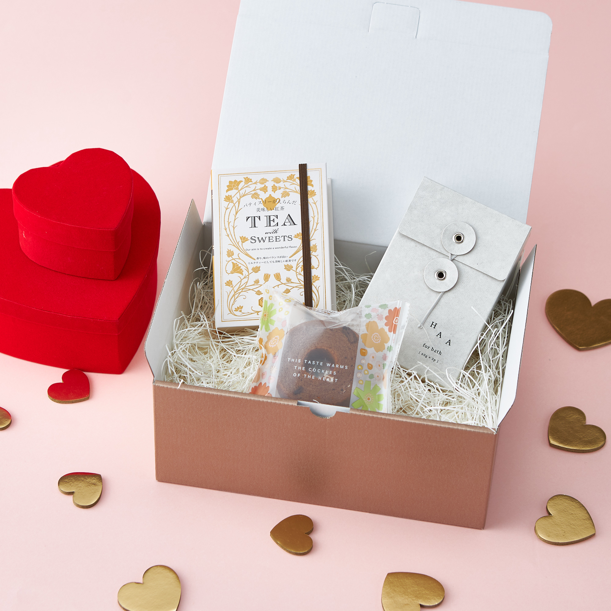 【大切な人を癒すバレンタインギフトBOX】スイーツ＆入浴剤セット | TANP（タンプ） HAA（ハー）のプレゼント・ギフト通販 | TANP（タンプ）