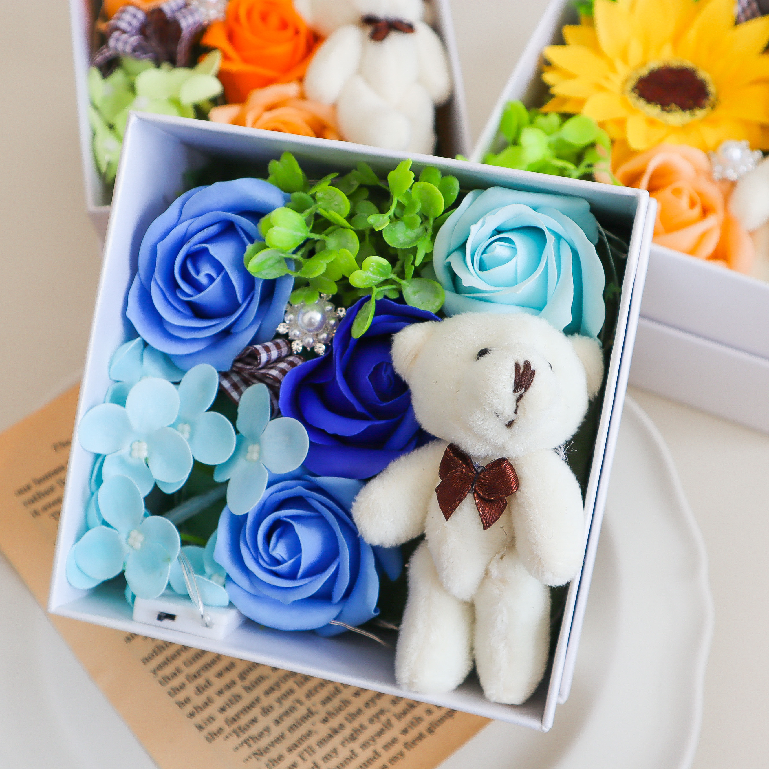 LEDアンジュベア（観賞用ソープフラワー）【全5色】 | karendo（カレンド）のプレゼント・ギフト通販 | TANP（タンプ）