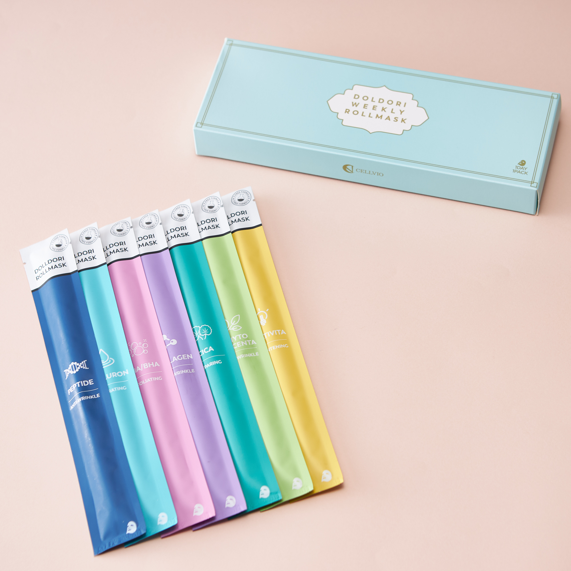 WEEKLY ROLL MASK【7個入り】 | DOLDORI（ドルドリ）のプレゼント・ギフト通販 | TANP（タンプ）
