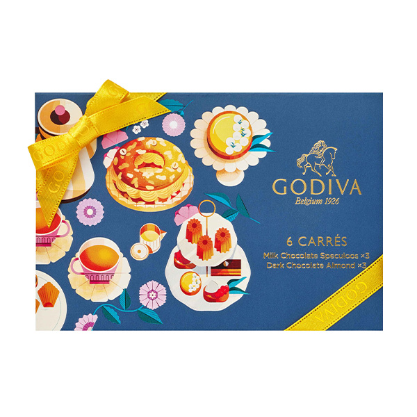 ゴディバ アフタヌーン スイーツ カレ アソートメント6枚入 | GODIVA（ゴディバ）のプレゼント・ギフト通販 | TANP（タンプ）