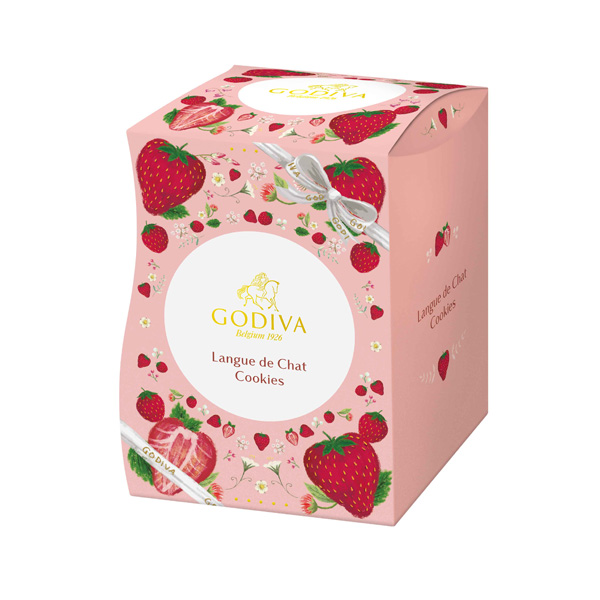 あまおう苺ラングドシャクッキー ホワイトチョコレート5枚入 | GODIVA（ゴディバ）のプレゼント・ギフト通販 | TANP（タンプ）