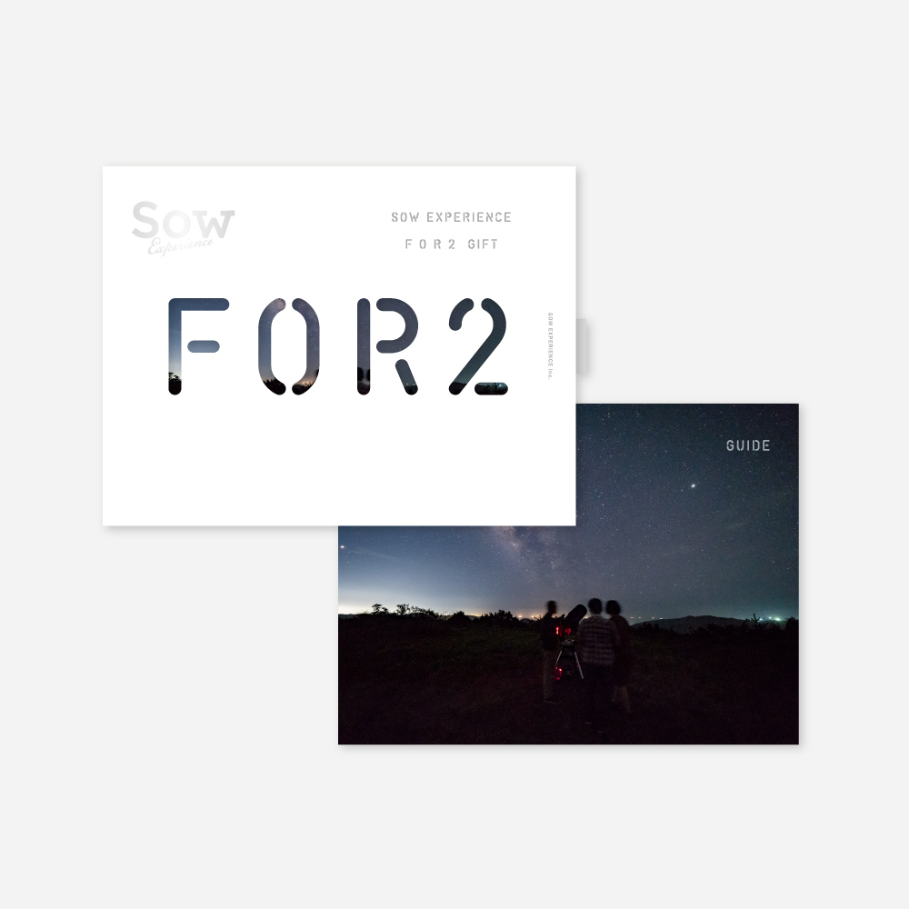 FOR2ギフト（SILVER） | SOW EXPERIENCE（ソウ・エクスペリエンス）のプレゼント・ギフト通販 | TANP（タンプ）