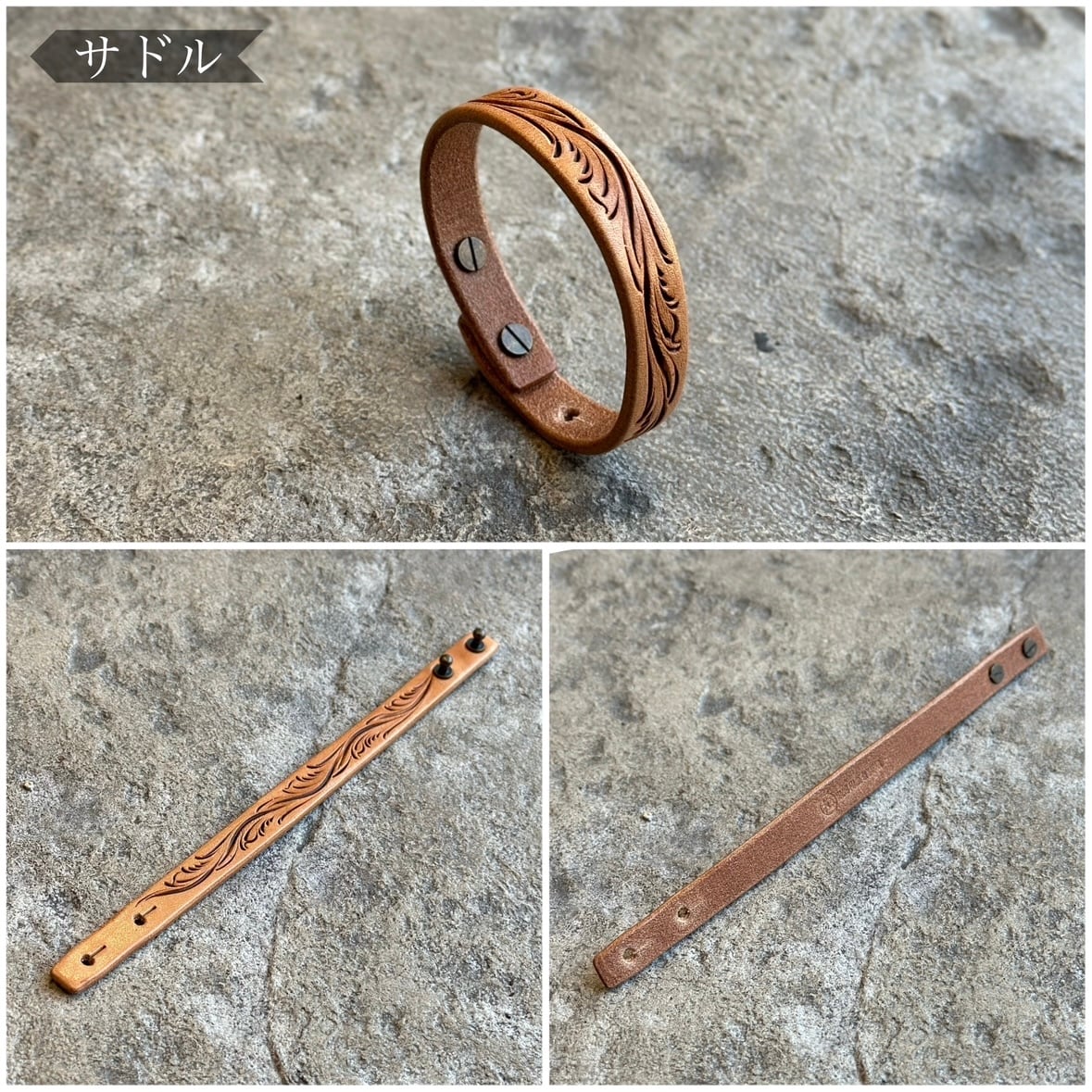 レザーブレスレット ナロー フリーカット | KC,s（ケイシイズ）のプレゼント・ギフト通販 | TANP（タンプ）