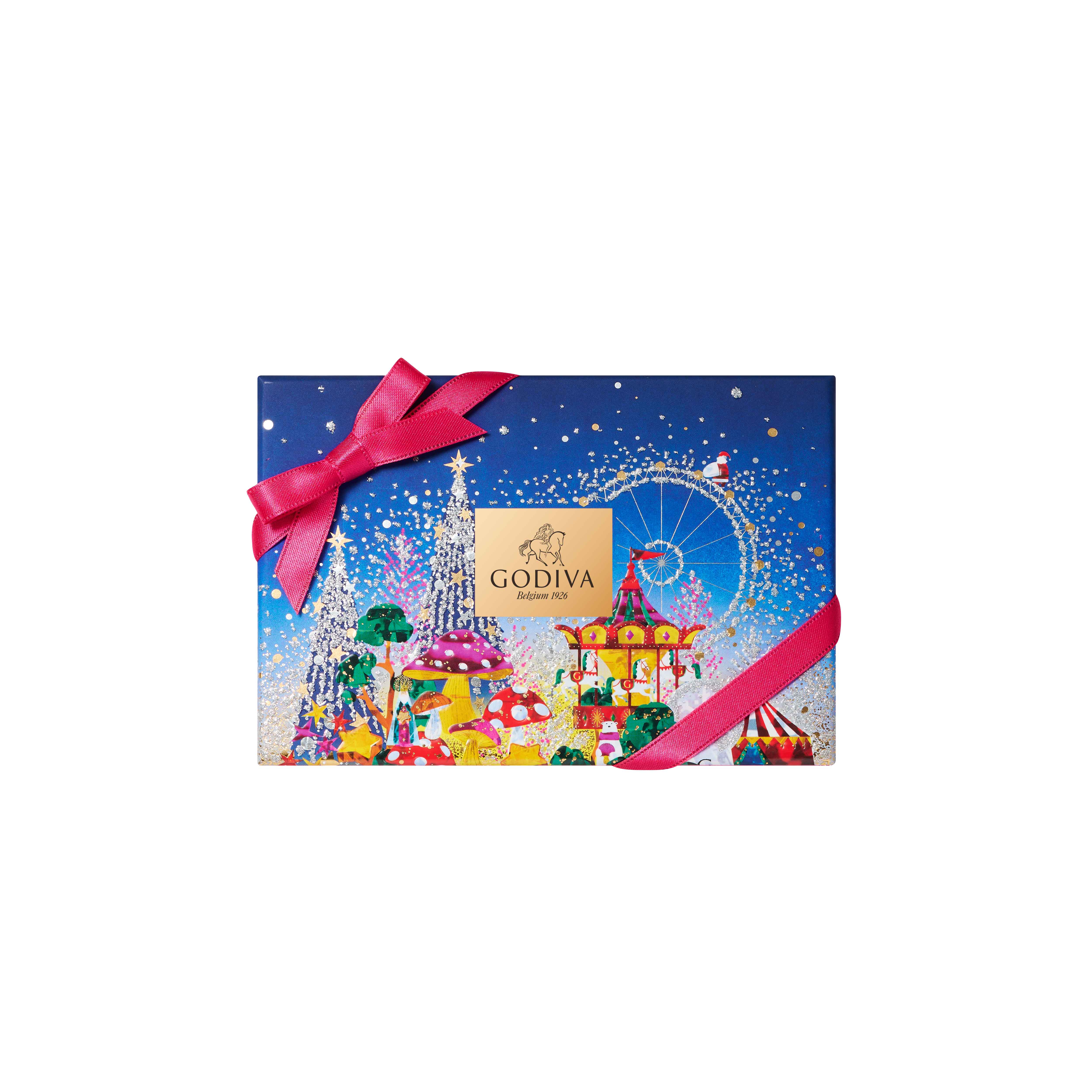 【クリスマス限定ボックス付】クリスマス限定チョコとハンカチのセット | GODIVA（ゴディバ） sophisty（ソフィスティー） TANP（タンプ）のプレゼント・ギフト通販 | TANP（タンプ）