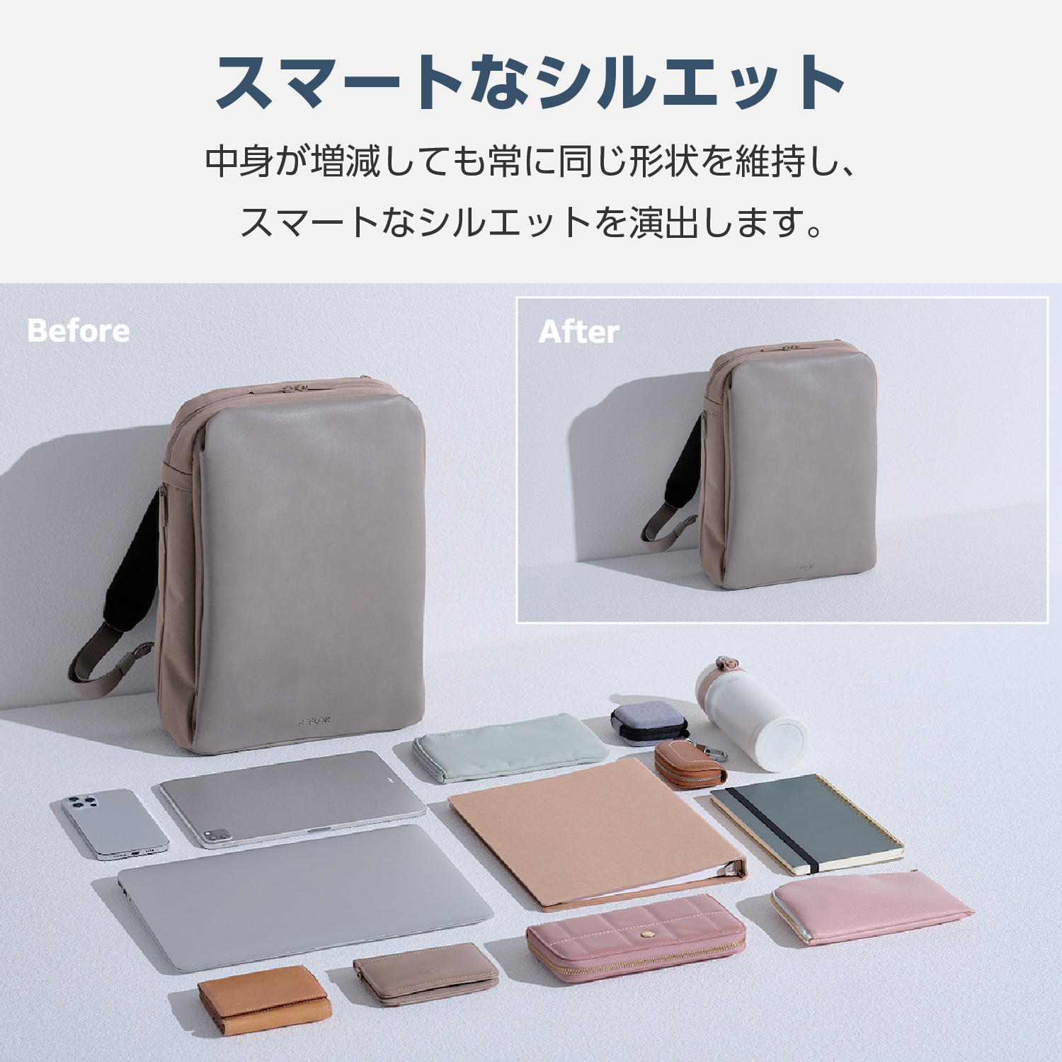 REFLOK リフルク2WAYバックパック＜PUレザー＞ | ELECOM（エレコム）のプレゼント・ギフト通販 | TANP（タンプ）