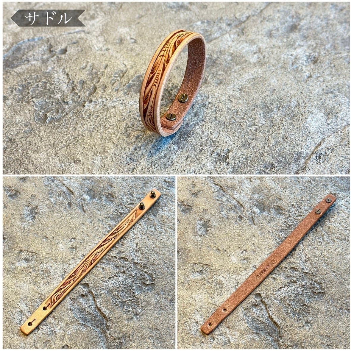 職人技が光る本革ナローブレスレット クラフト | KC,s（ケイシイズ）のプレゼント・ギフト通販 | TANP（タンプ）