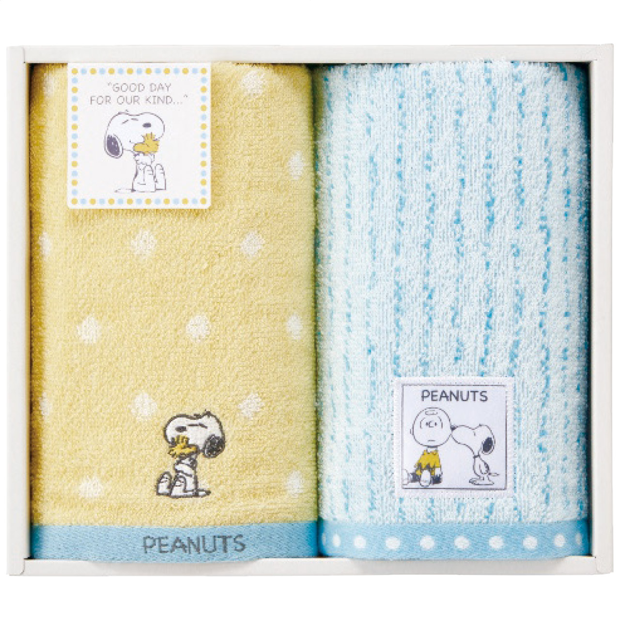 フェイスタオル2枚セット | SNOOPY（スヌーピー）のプレゼント・ギフト通販 | TANP（タンプ）