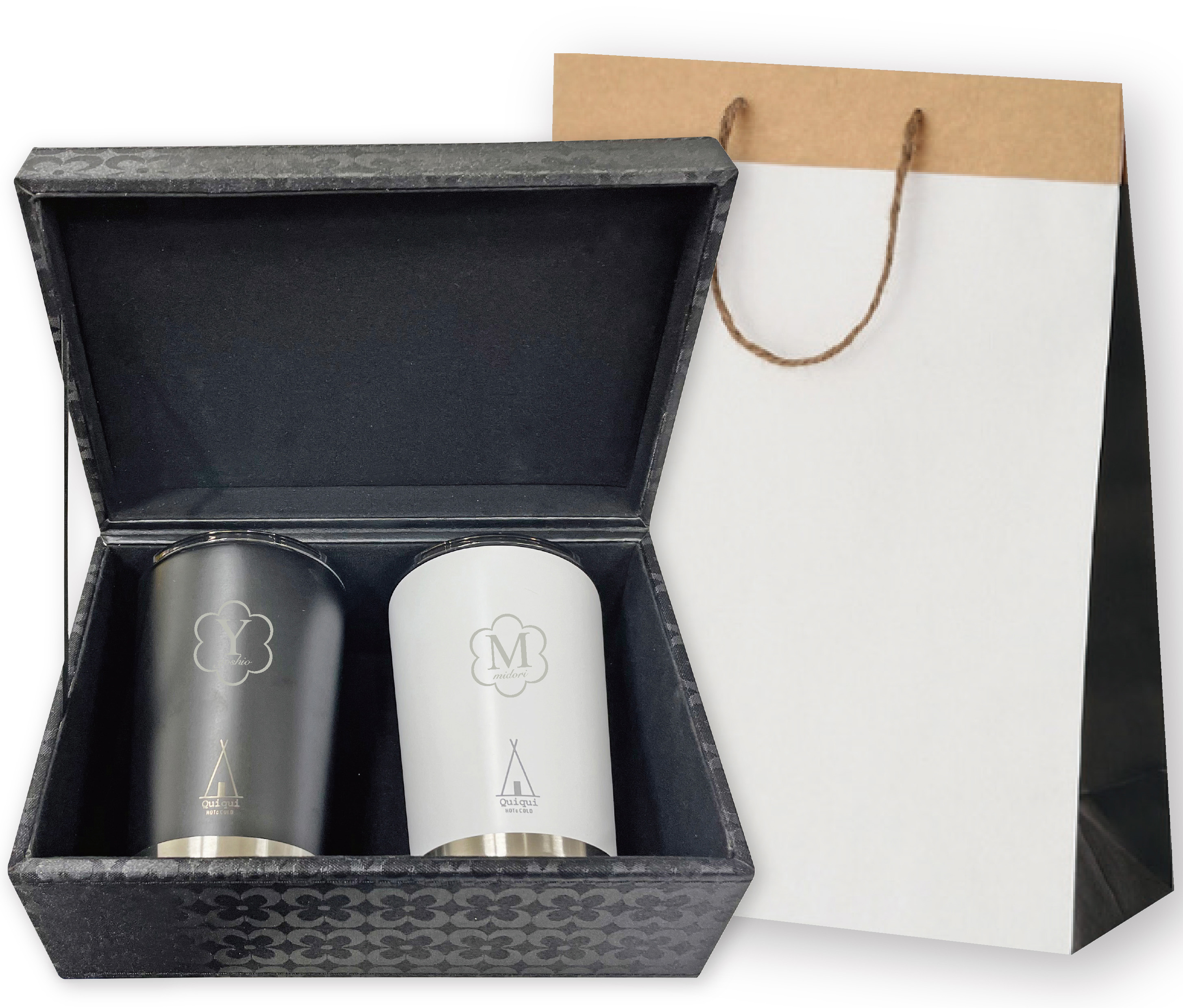 ＜そのまま渡せるBOX入り＞名入れフタ付きペアタンブラー 450ml | G.L.F GOODLUCKFIELD（グッドラックフィールド）のプレゼント・ギフト通販 | TANP（タンプ）
