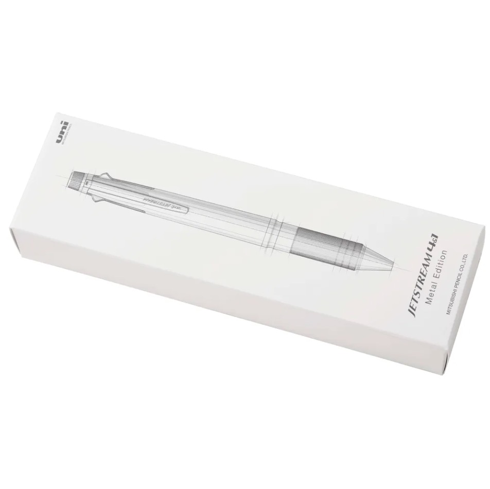 【名入れ】JETSTREAM（ジェットストリーム）多機能ペン 4&1 Metal Edition 0.5mm＜ギフトBOX付き＞ | 三菱鉛筆 ...